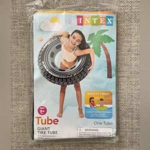 Intex | Toys | Intex Giant Inflatable Tire Tube 59252ep 36 Blackgray ...